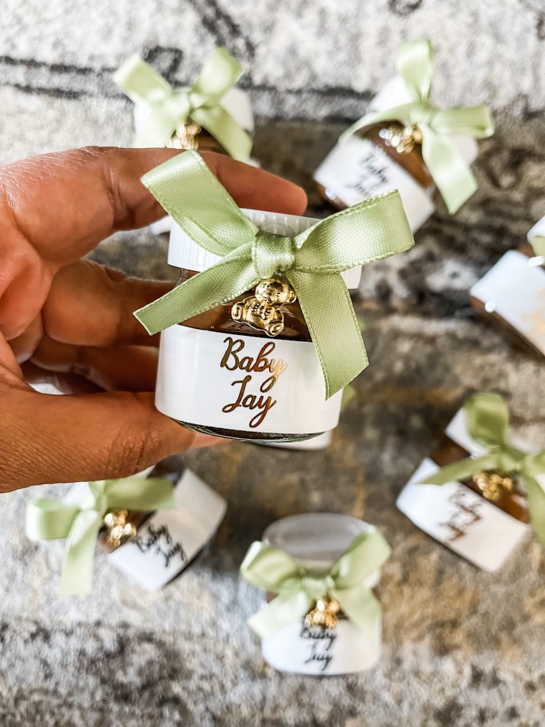 Personalized Nutella Jar for Baby Shower 30 Pcs - Etsy