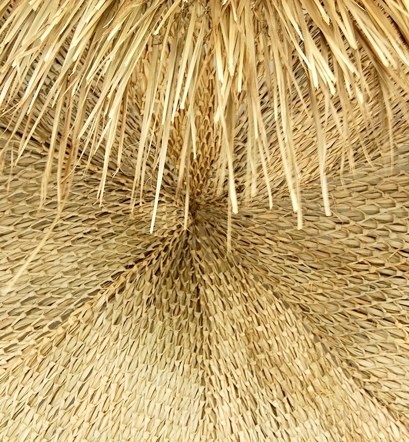 12ft Mexican Palm Grass Thatch, Palapa Umbrella Top Cover, Handmade ...