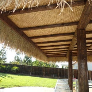 Lauhala Matting 4'x8' Roll Ceilings Wall Tiki Bar Tropical Decor ...