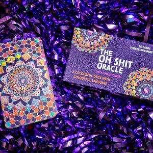 The Oh Shit Oracle - Oracle Deck With Swearing and Sage Words - Ideal ...
