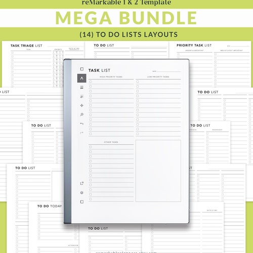 Daily Task List Template - Etsy