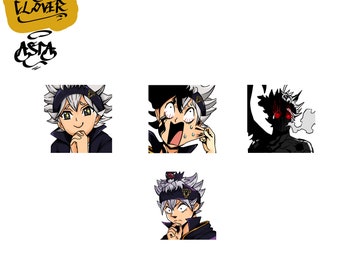 Black Clover Emotes | Etsy