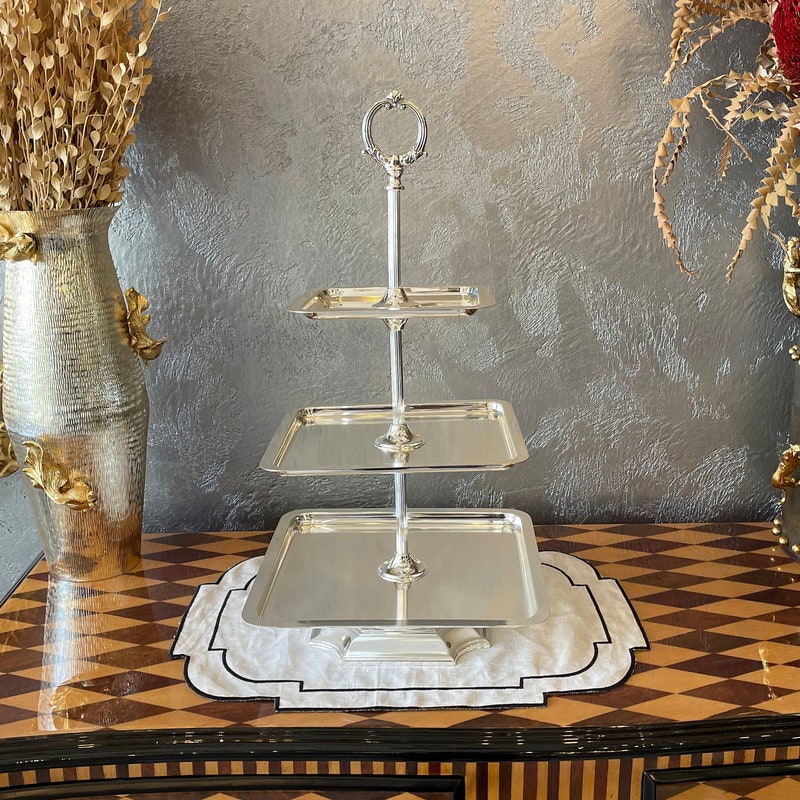 Square Cake Stand - Etsy