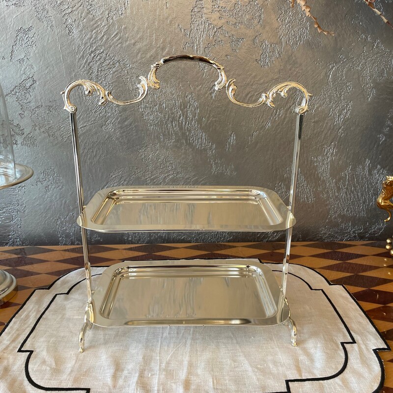 2 Tiered Tray - Etsy