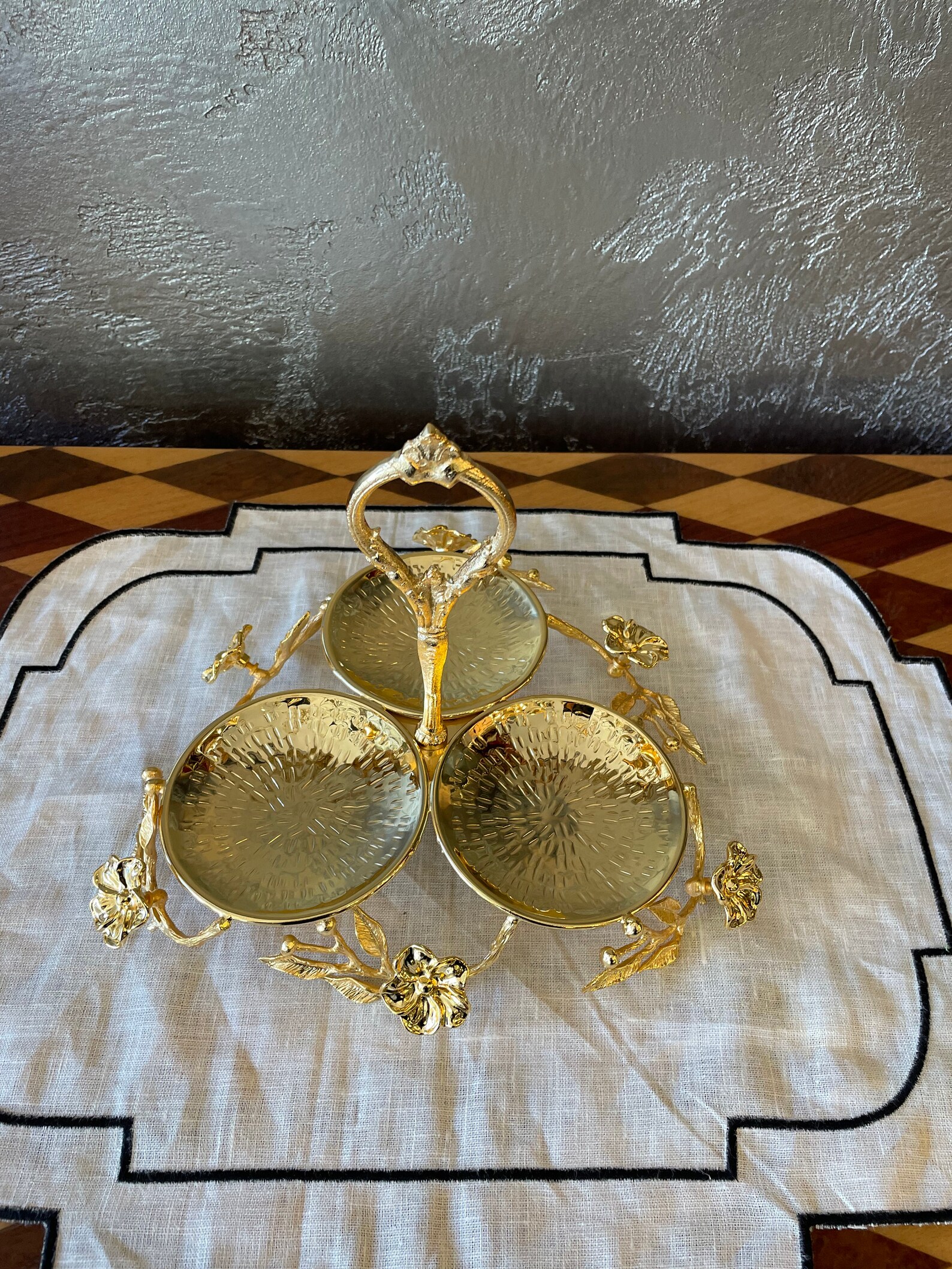 3-compartment Stand 3-compartment Snack Bowl 3-compartment - Etsy