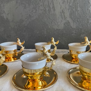 6 Piece Coffee Cup Set ,luxury Coffee Cup Set , Arabic Coffee Cups ...