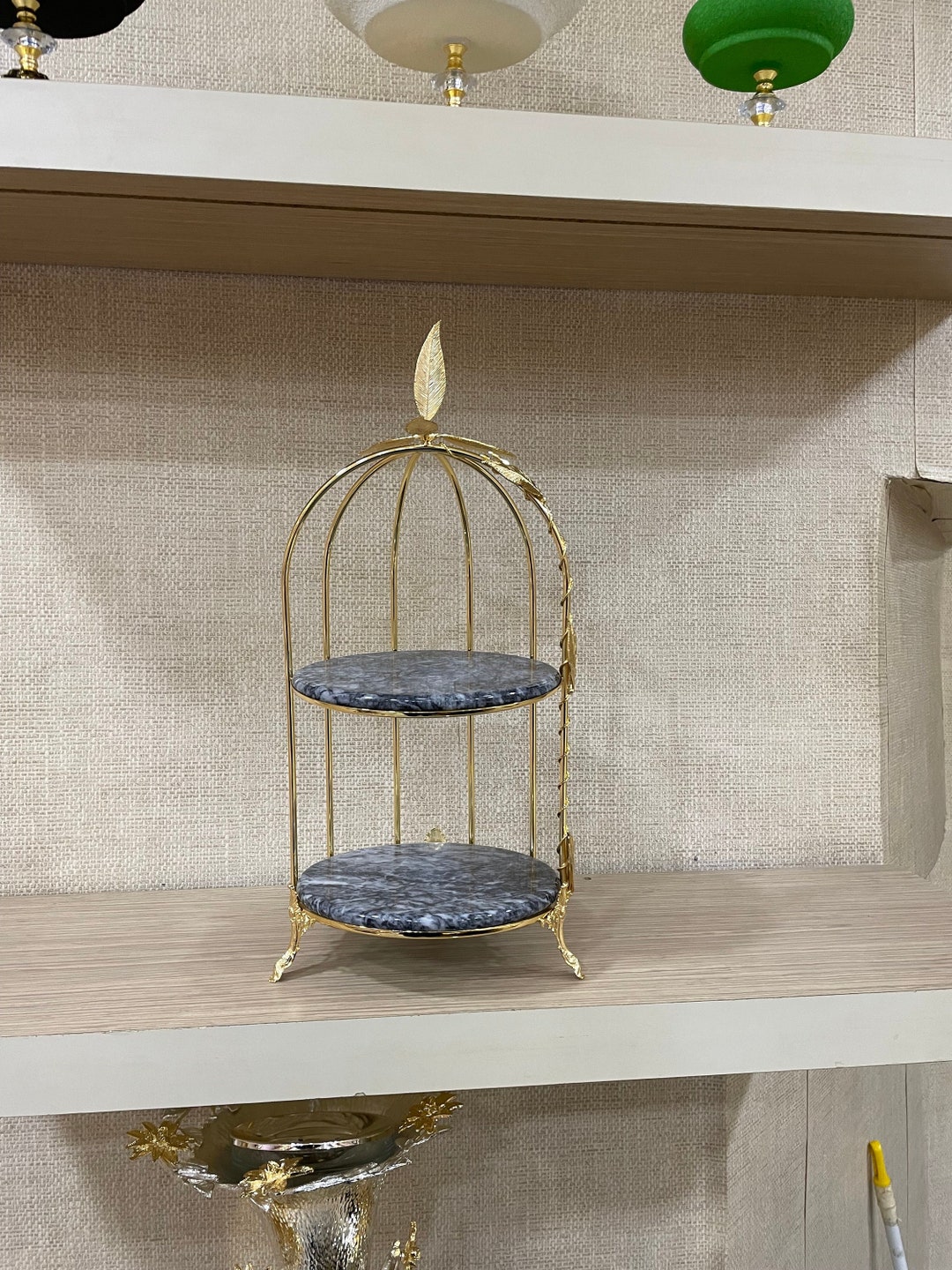 2-tiers Stand Where You Can Present Your Dinner Plates - 2 Tiers Dinner ...