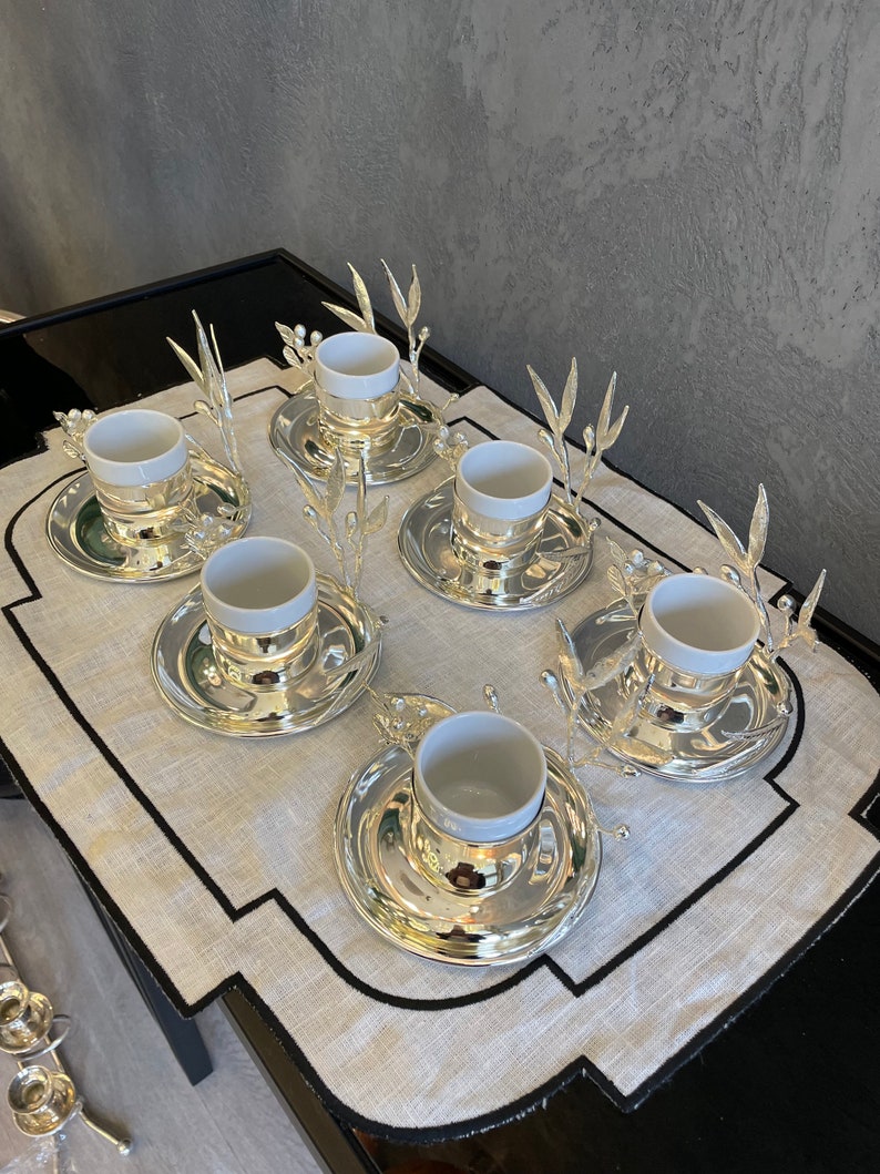 6 Piece Coffee Cup Set ,luxury Coffee Cup Set , Arabic Coffee Cups ...