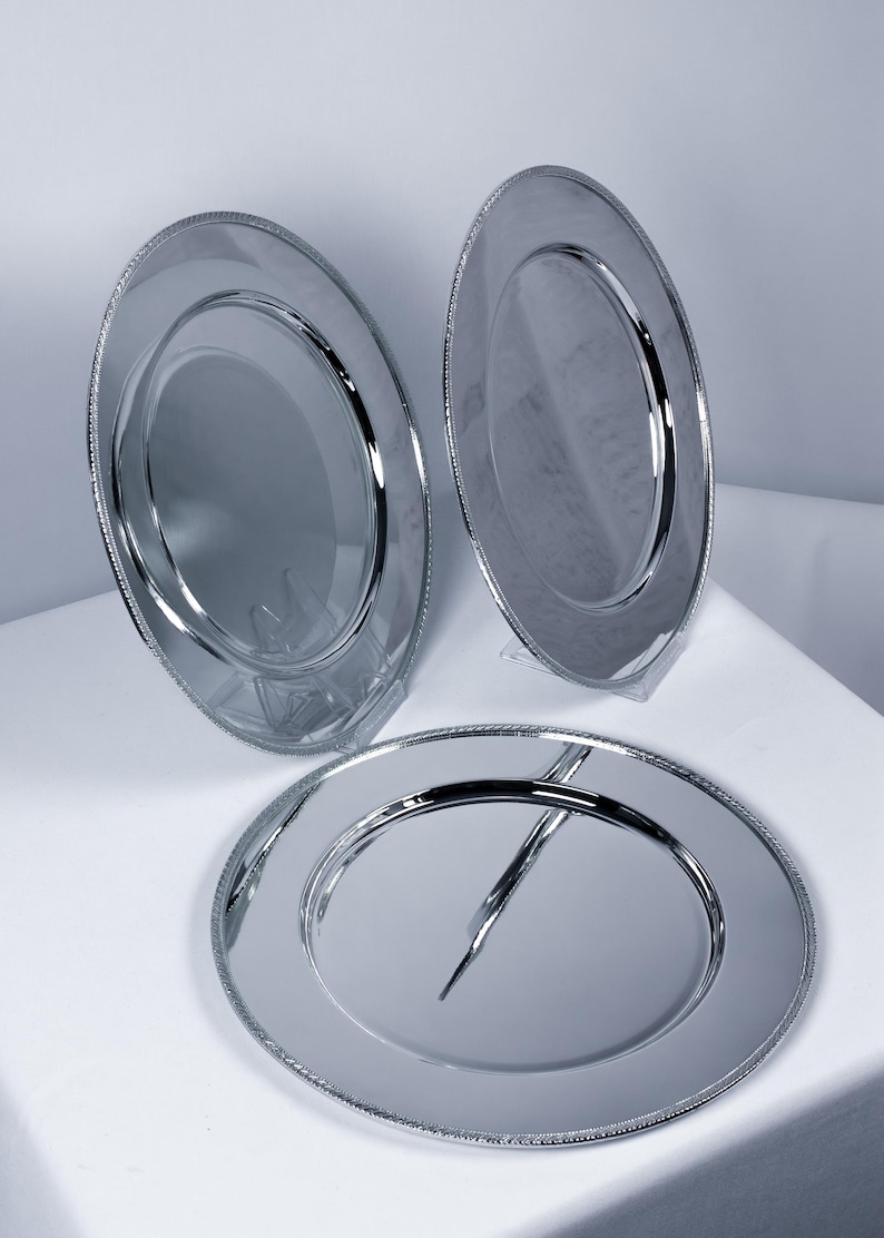 Handmade Supla Round Charger Plate Brass - Etsy