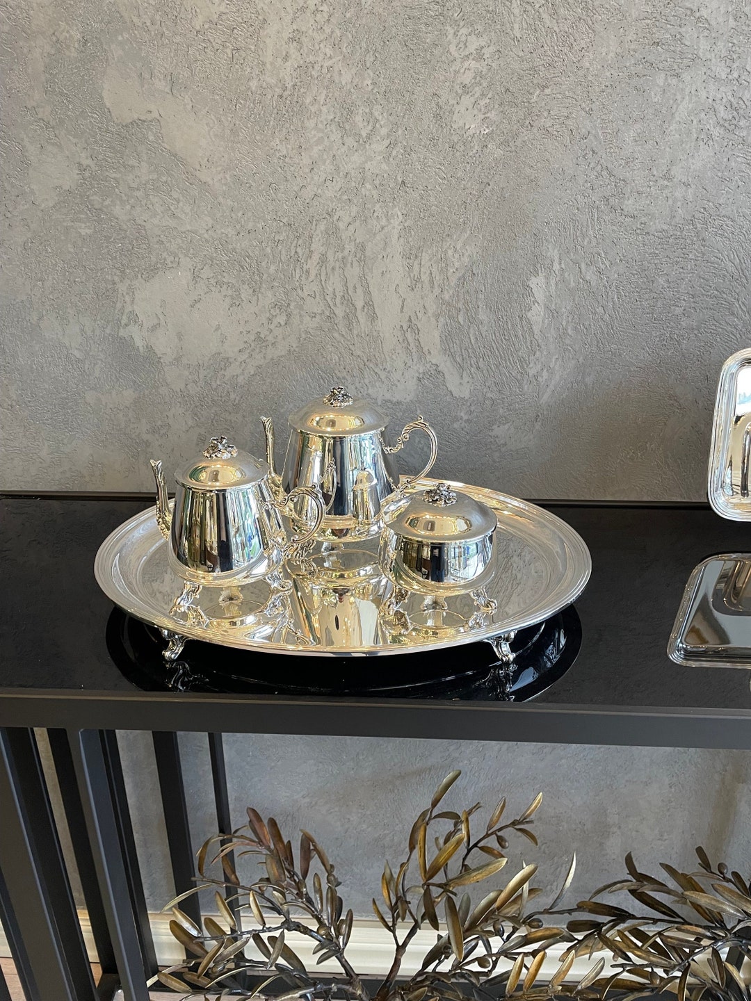 Silver Plated Coffee, Nescafe and Tea Set, Teapot Set and Silver Plated ...
