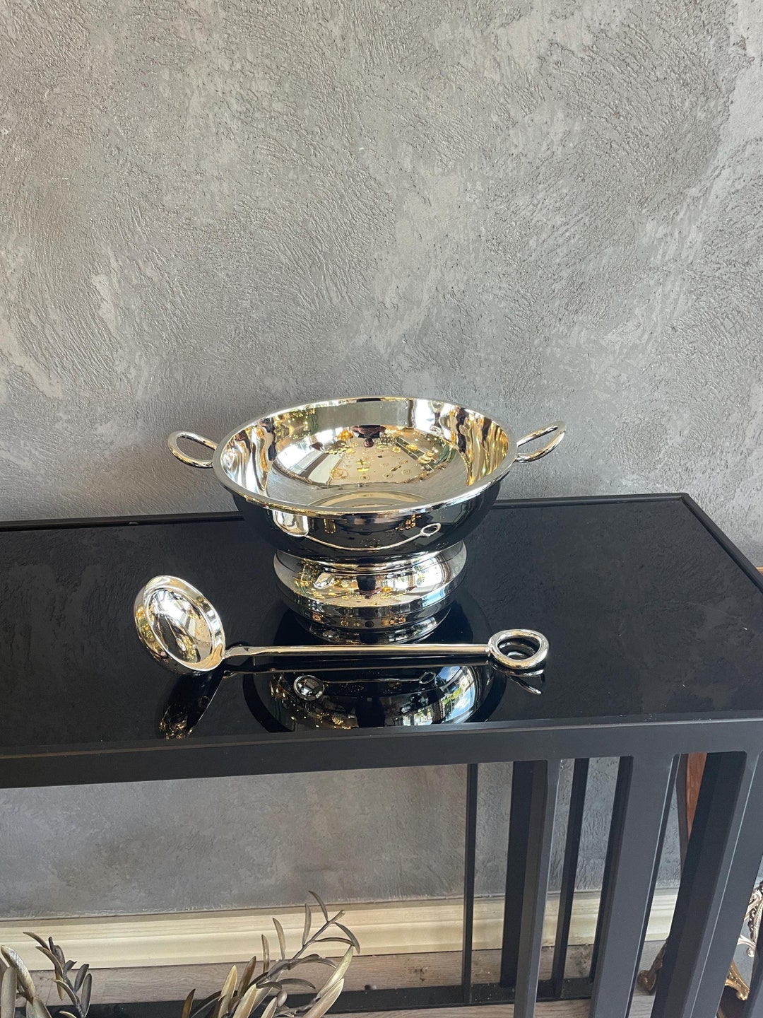 Silver Plated Food Service Display Stand for Soups, Salads & Meals ...