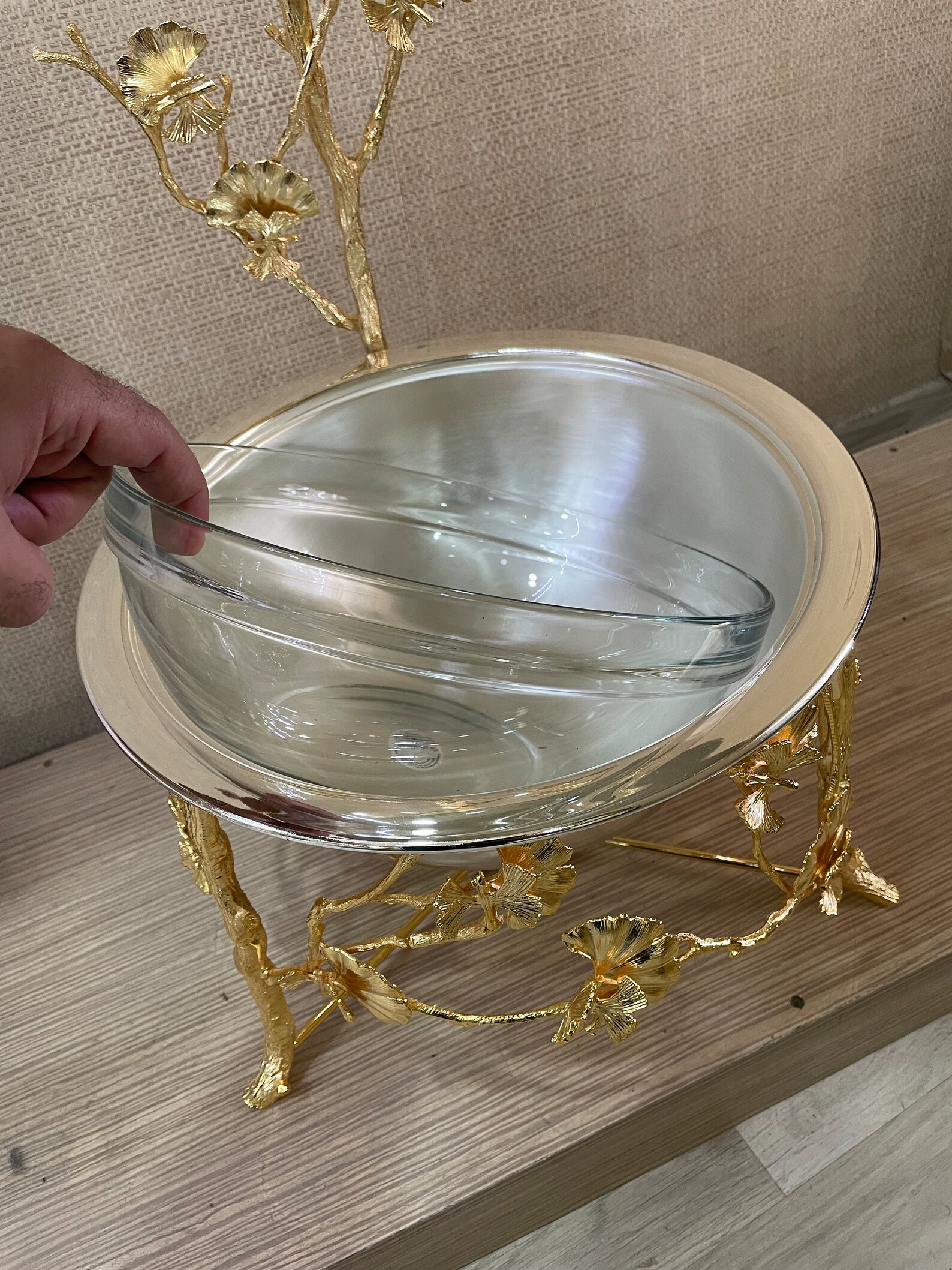 Chafing Food Warmer, Silver Plated Buffet, Gold Buffet Sets, Round ...