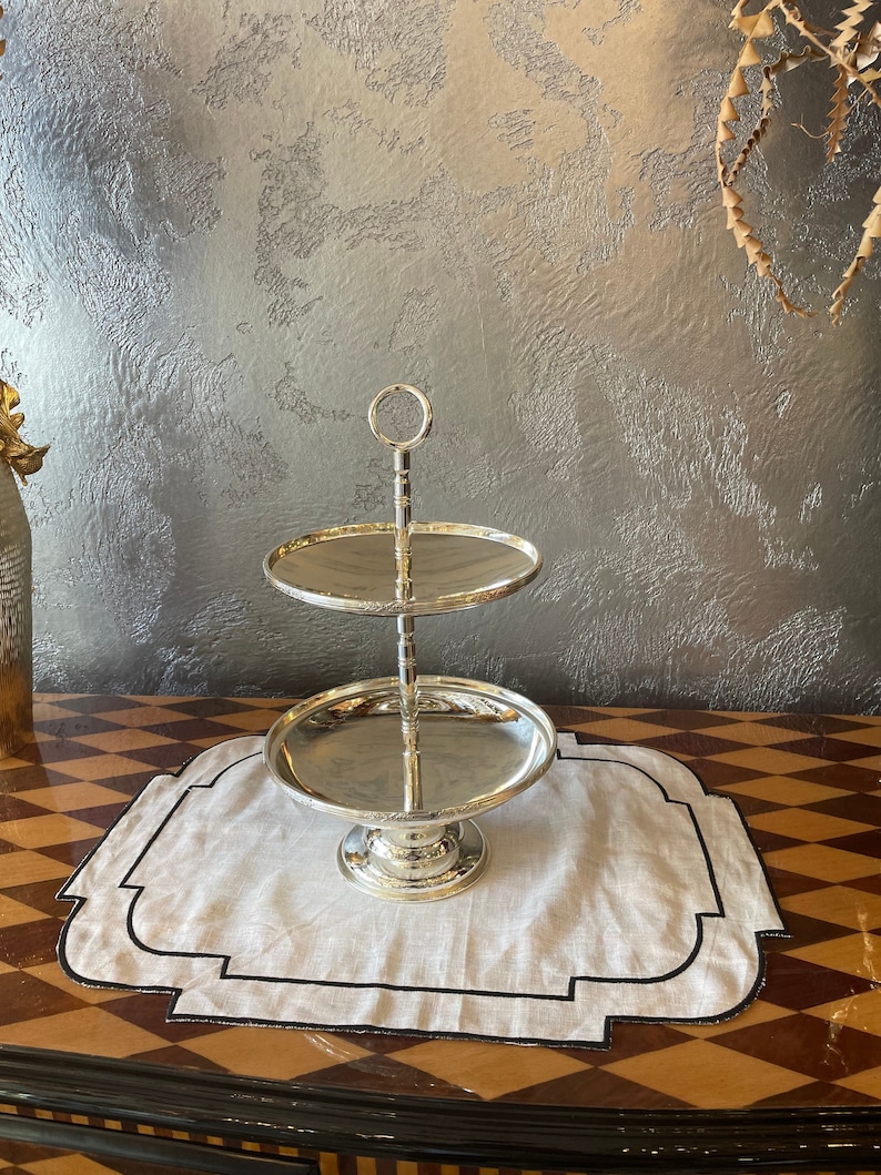 2 Tier Tray Stand Cake Stand 2 Tier Serving Tray Tier - Etsy