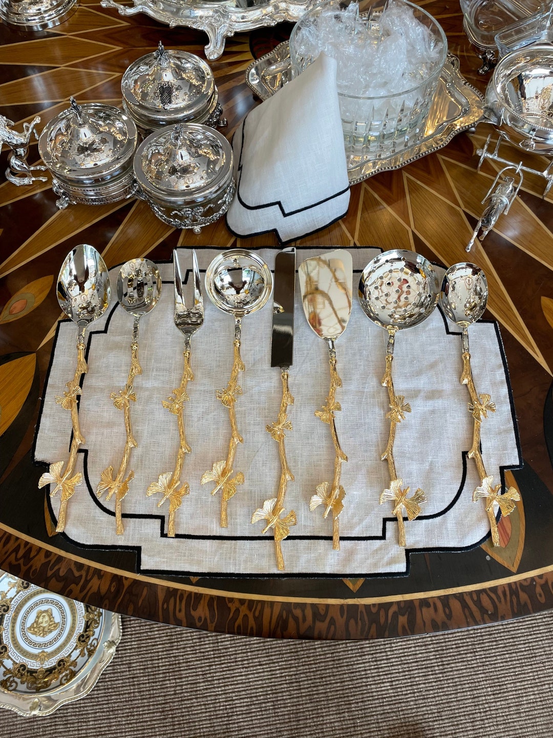 Serving Tongs - Serving Spoon - Food Serving Set - Serving Ladle ...