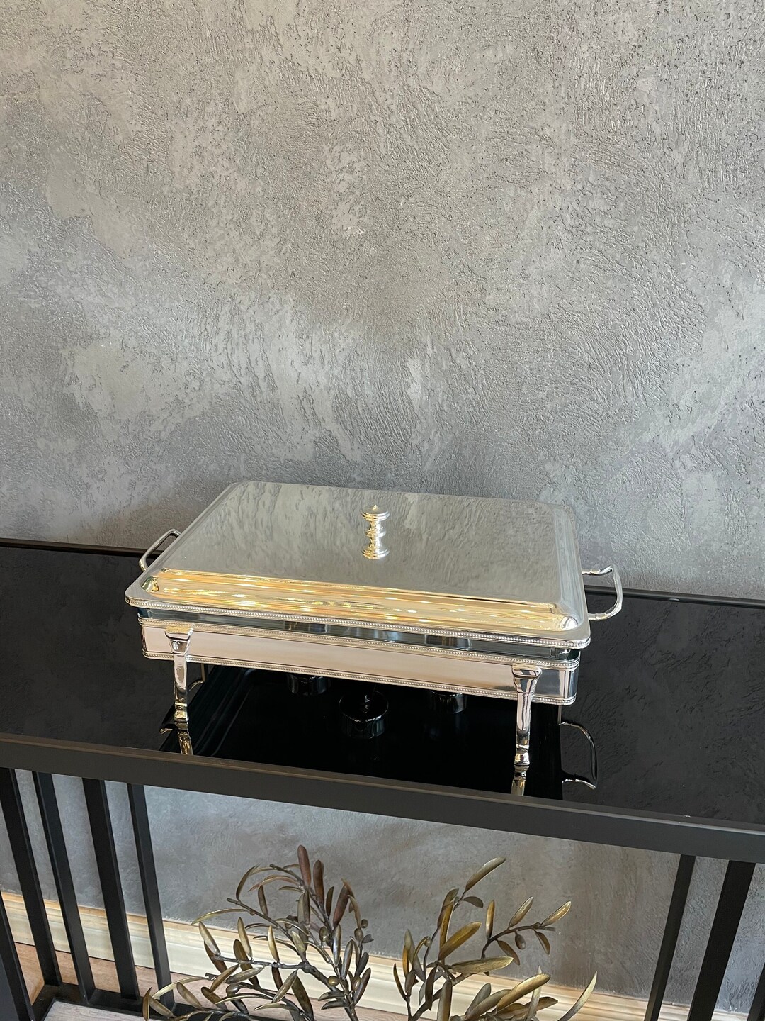 This Silver Plated Food Stand is Made of High Quality Brass Materials ...