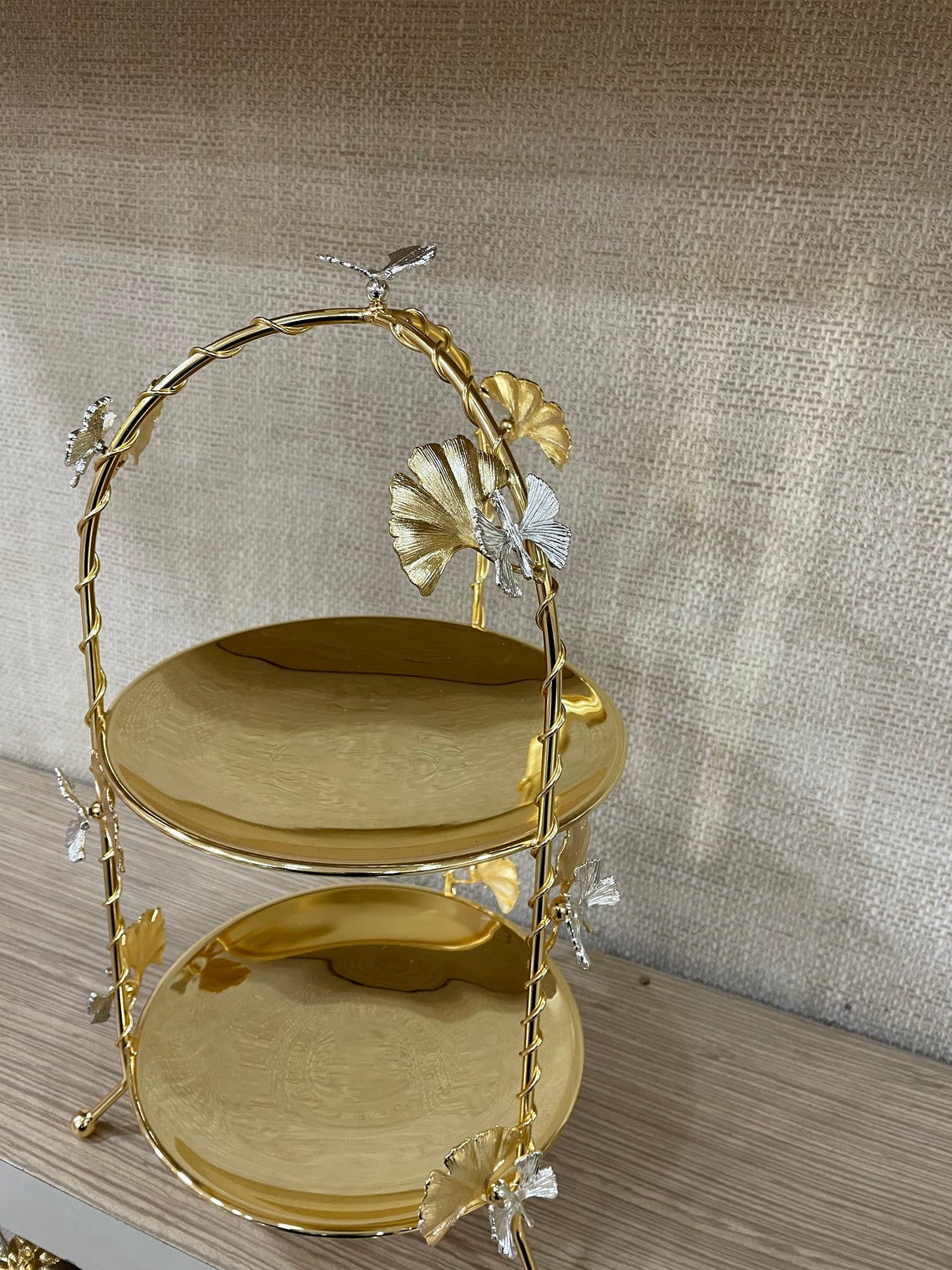 2 Tier Tray Stand Cake Stand 2 Tier Serving Tray Tier - Etsy