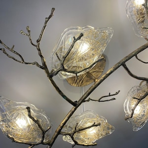 Lighting, Wall Lighting, Leaf Pattern Lighting, Rustic Lighting ...