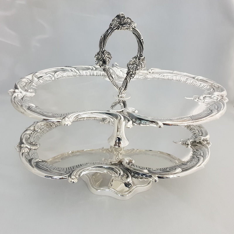 2 Tier Cake Display Stand - Etsy UK