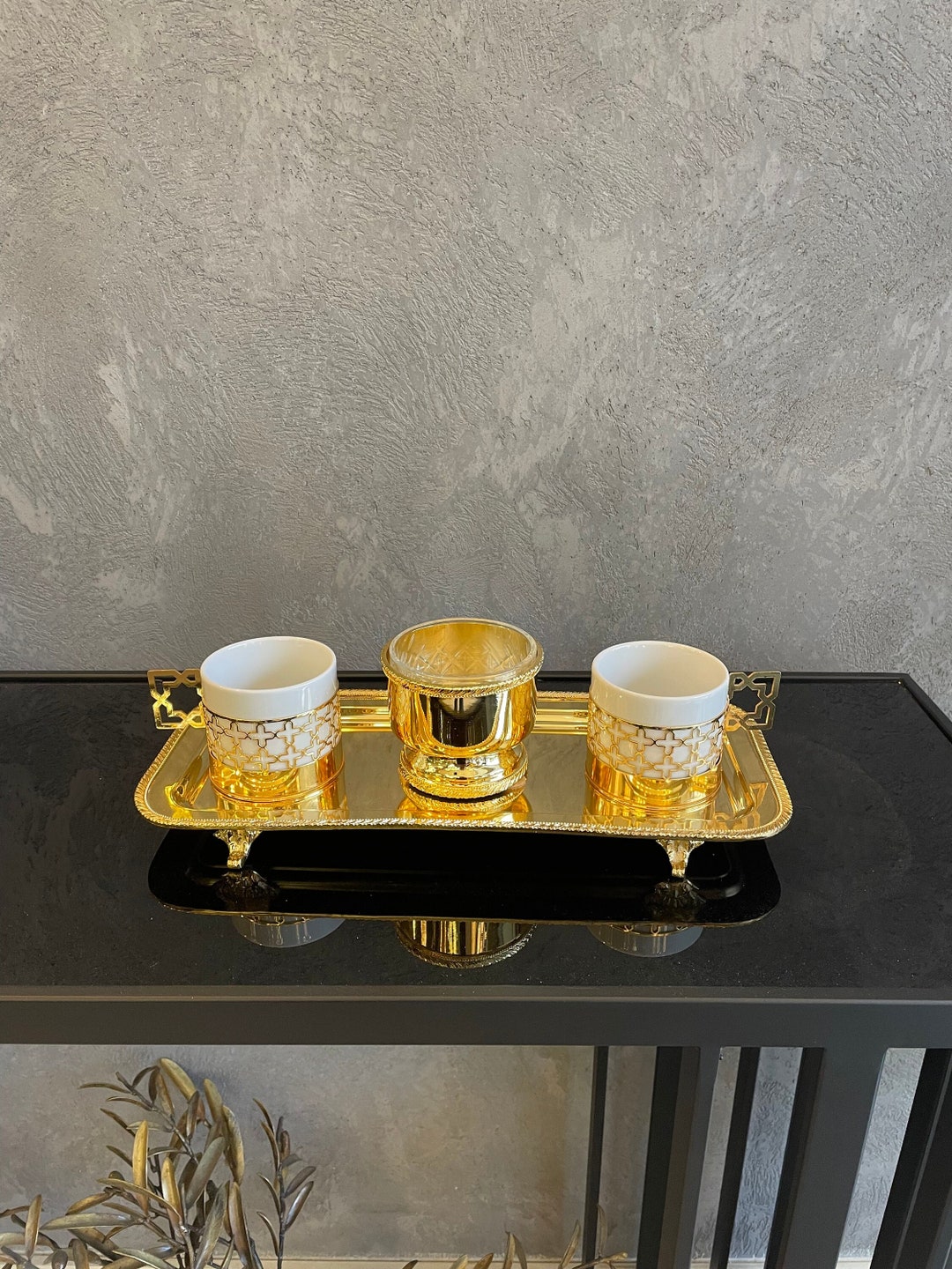 Set of 2 Cappuccino, Americano, Cafe Latte, Turkish Coffee, Tea and ...