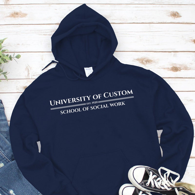 Custom Social Worker Hoodie - Etsy
