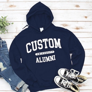 Customized University Alumni Hoodie Personalized University Alumni ...