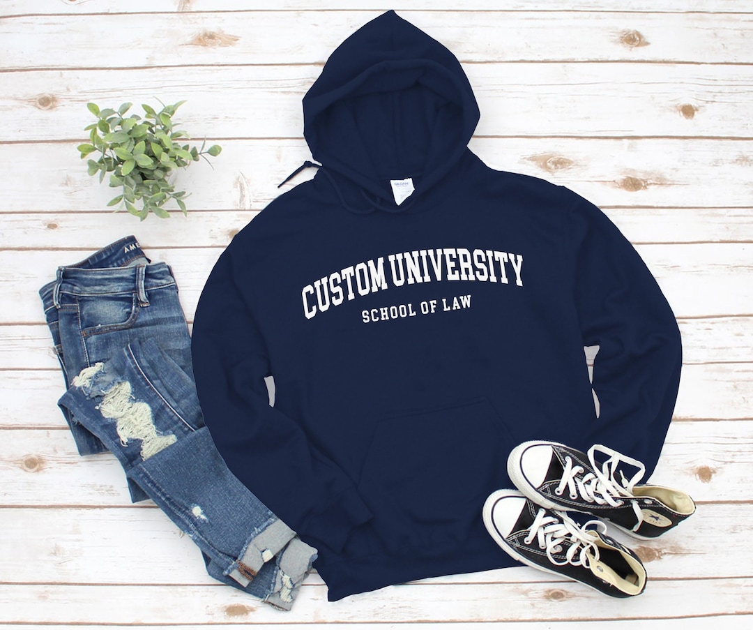 School of Law Hoodie, Custom School of Law Sweatshirt, Law School Gift ...