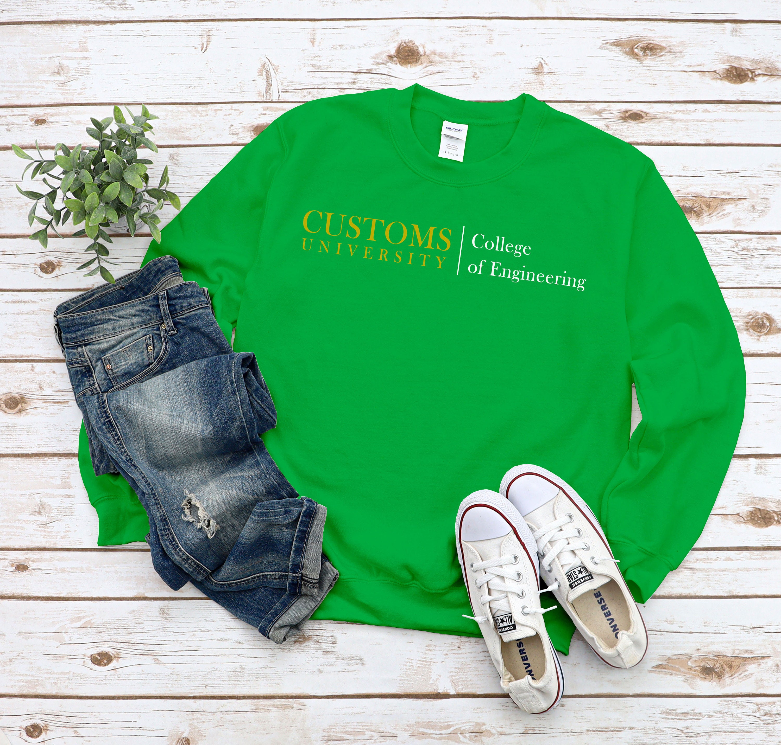 Custom University College of Engineering Sweatshirt, Personalized ...