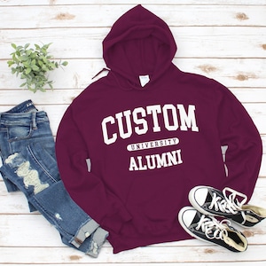 Customized University Alumni Hoodie Personalized University Alumni ...