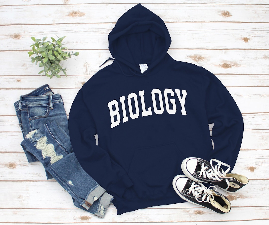 Biology Hoodie, Cozy Biology College Sweatshirt, Biological Student ...
