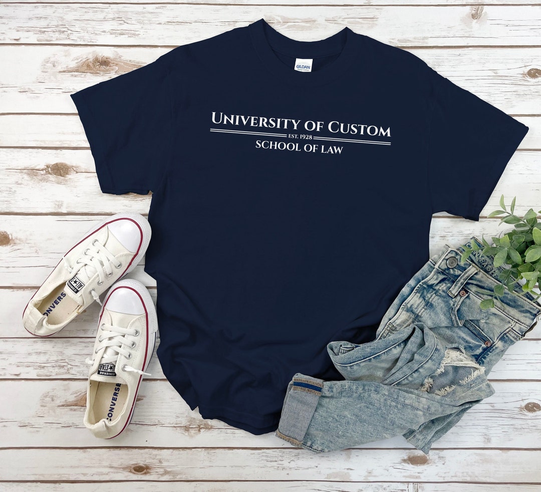 Custom School of Law Tshirt, Customized University Shirt, College of ...