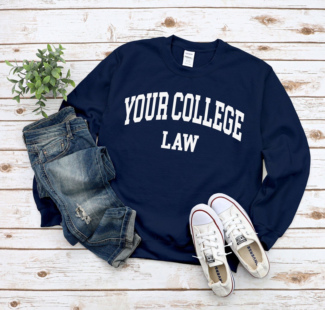 Custom Law School Sweatshirt: Personalized College Program Apparel - Etsy