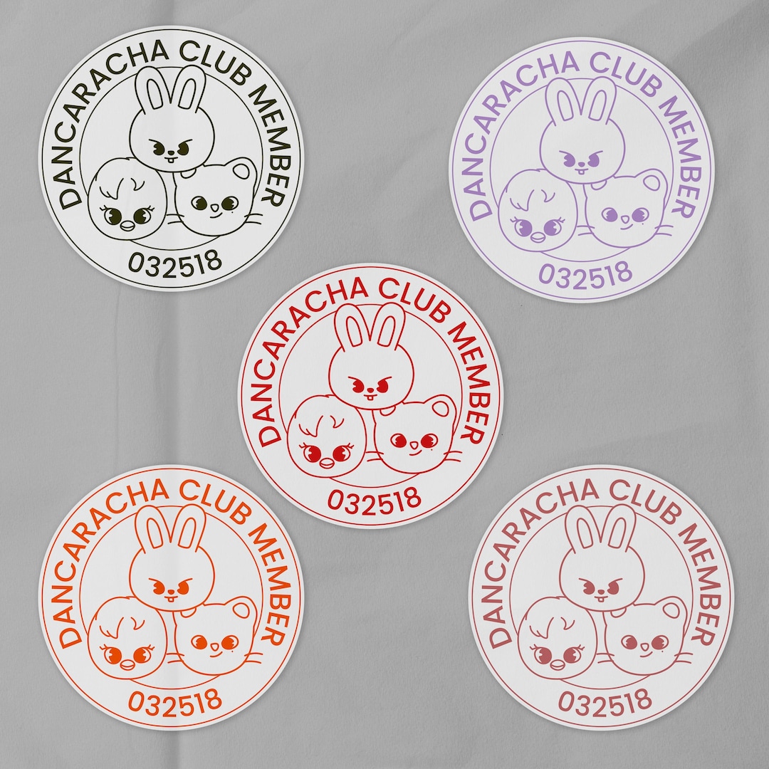Dance Racha Club Member Stray Kids Skzoo Stickers Stray Kids Stickers - Etsy
