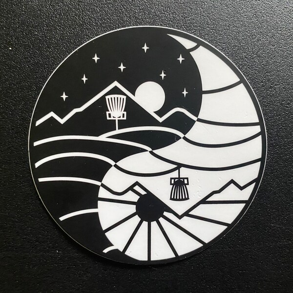 Disc Golf Decal - Etsy