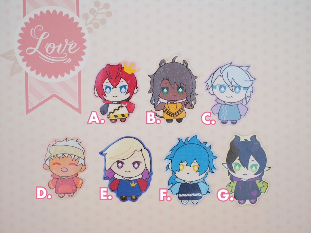 TWST Characters Stickers - Etsy