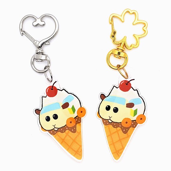 Anime Mole Car Ice Cream Keychain - Etsy