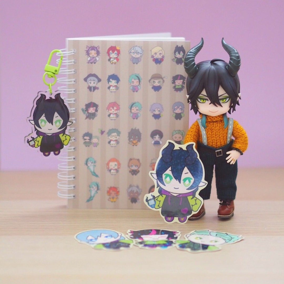 Twst Characters Fan Art Sticker Book - Etsy