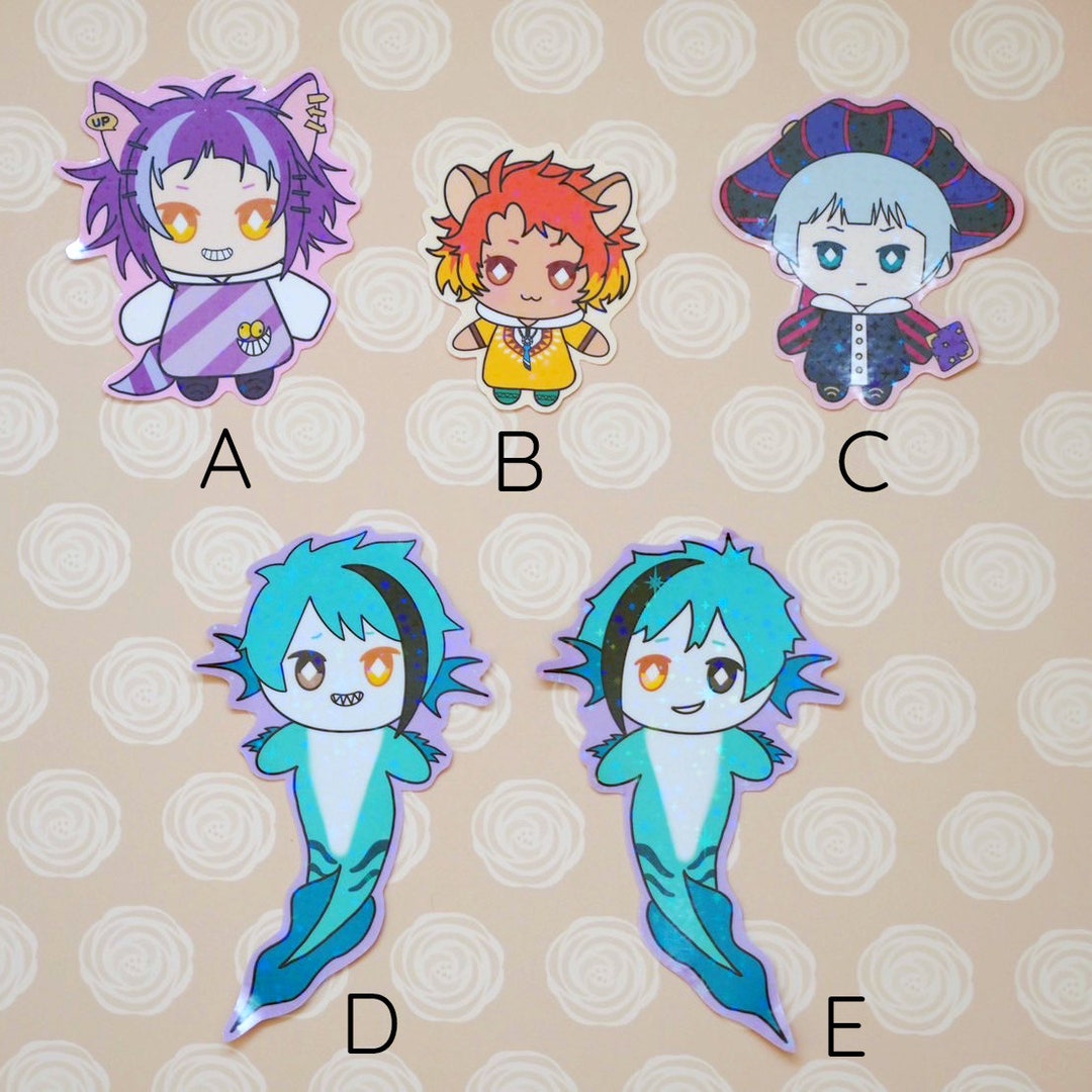 Twst Characters Fan Art Stickers - Etsy
