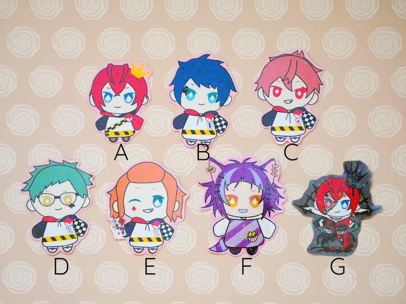 Twst Heartslabyul Characters Fan Art Stickers - Etsy