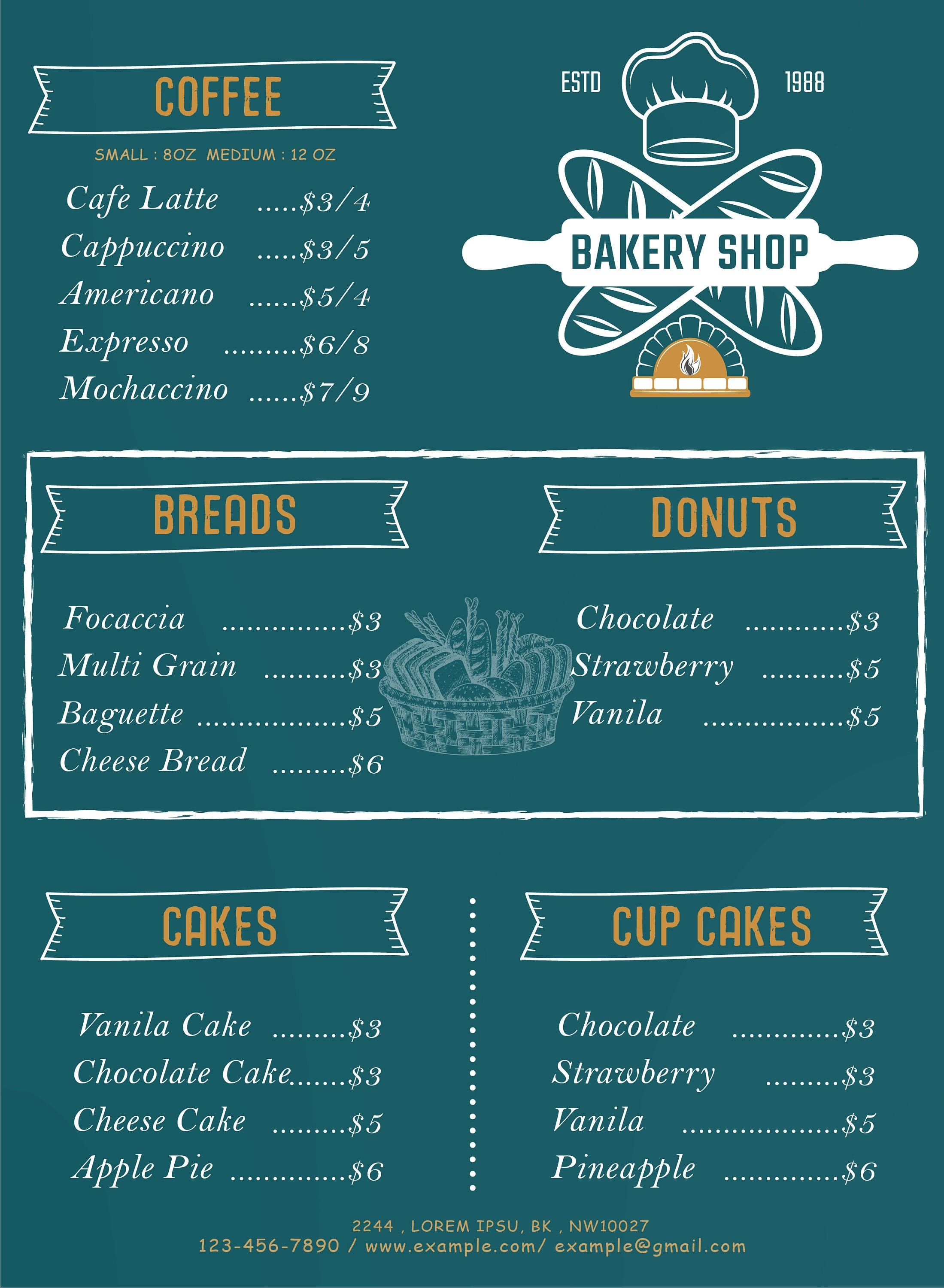 Editable, Customize, DIY Pricing Guide ,small Business Template, Price ...