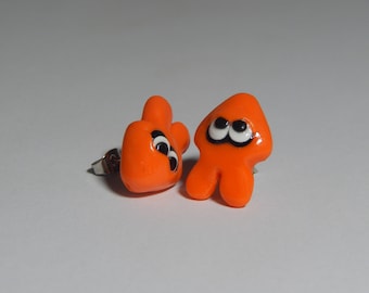 Splatoon Squid Earrings - Etsy