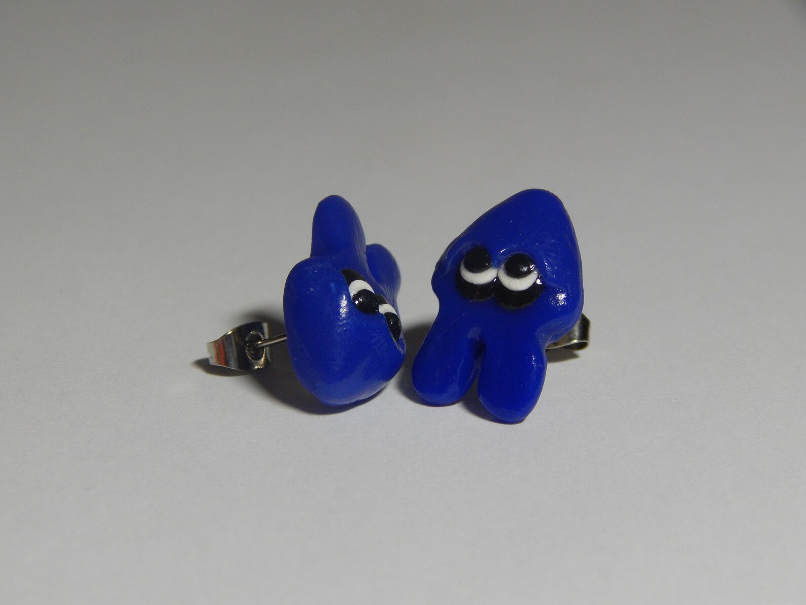 Splatoon-inspired Inkling Squid Polymer Clay Earrings - Etsy