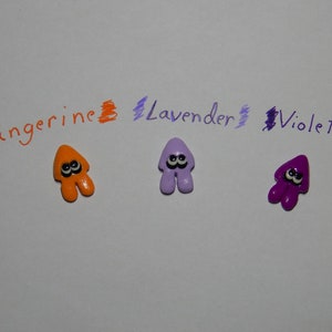 Splatoon-inspired Inkling Squid Polymer Clay Earrings - Etsy