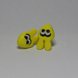 Splatoon-inspired Inkling Squid Polymer Clay Earrings - Etsy