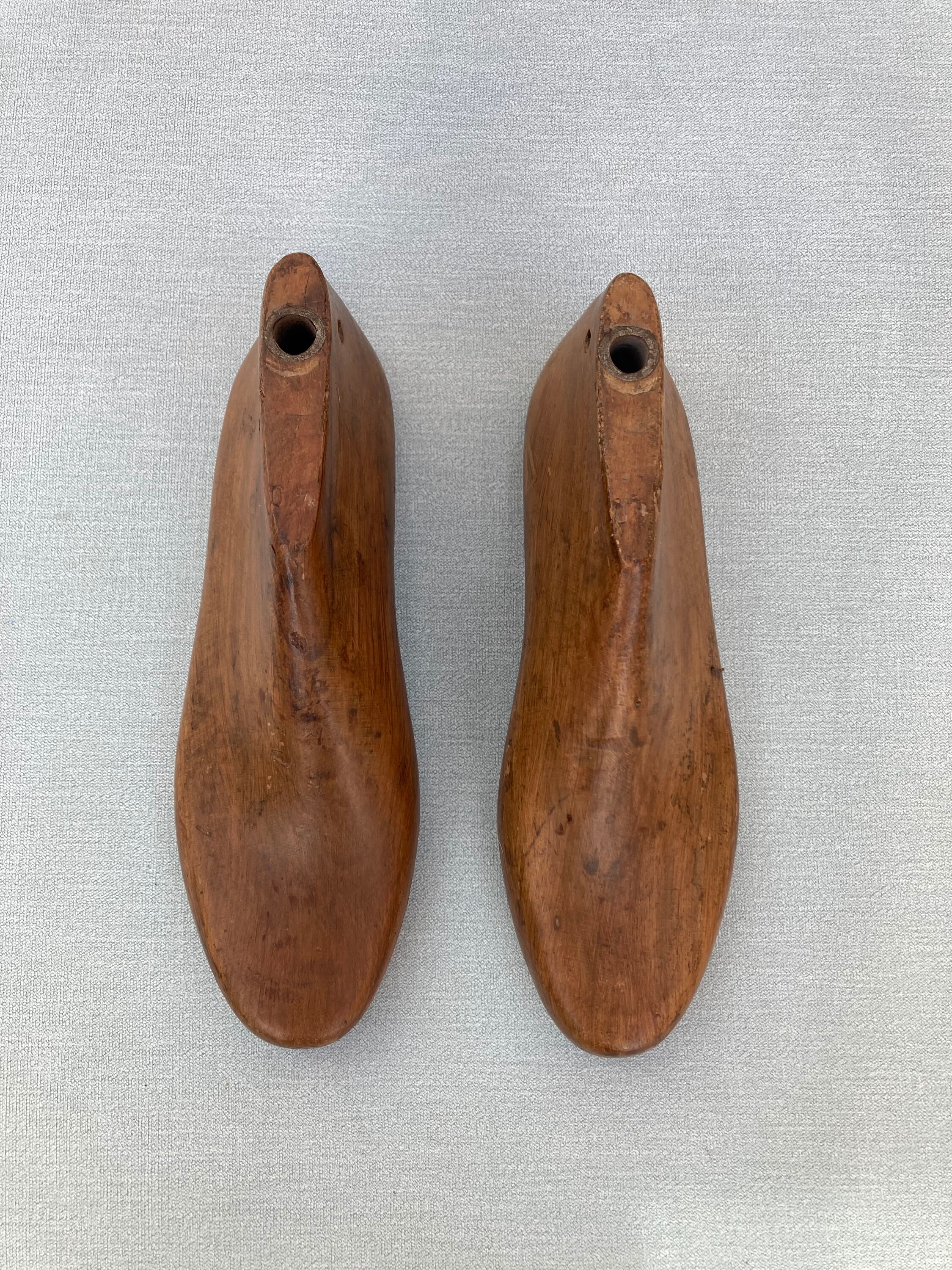 Vintage wooden men pair shoe mold. For shoe making. For | Etsy