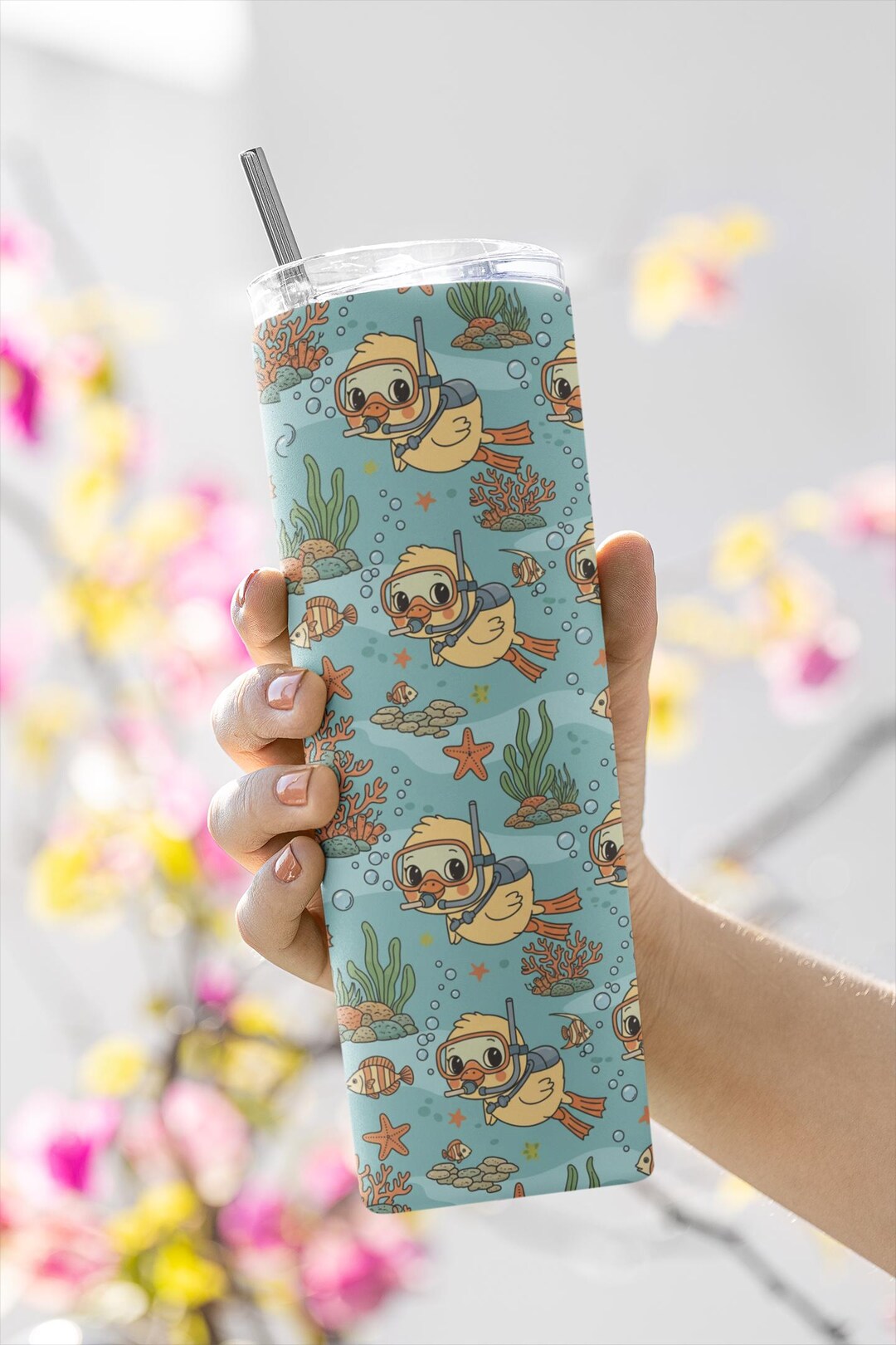 Chicken Scuba Diving 20oz Stainless Steel Tumbler - Etsy