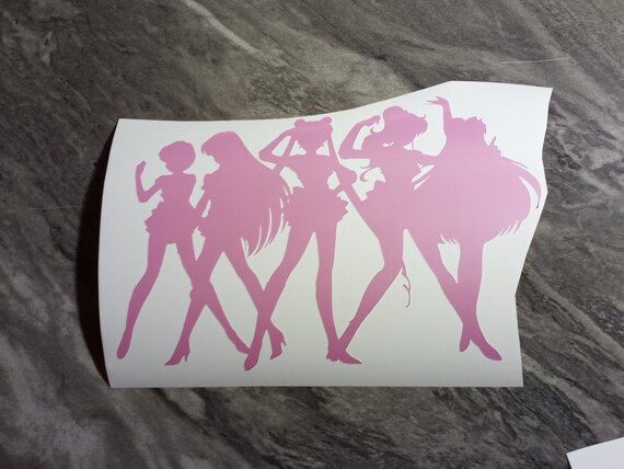 Sailor Moon Sailor Scouts Decal Sailor Jupiter Paper Bumper Stickers ...