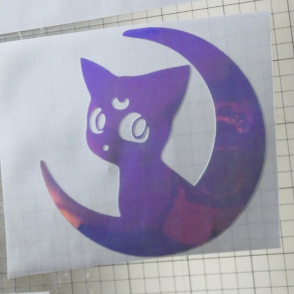 Sailor Moon Cat Decal - Etsy