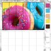 Printable Art Worksheets Activity, Donuts, Drawing Practice, Colouring ...
