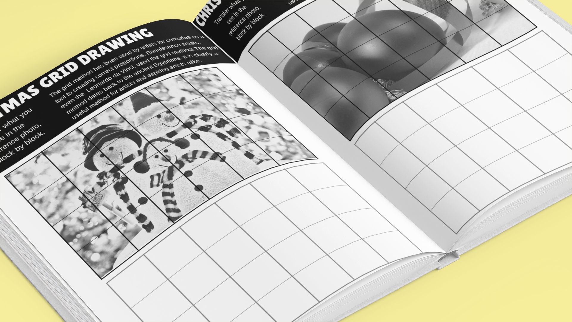 Christmas Grid Drawing Printable Art Worksheets Activity - Etsy Australia