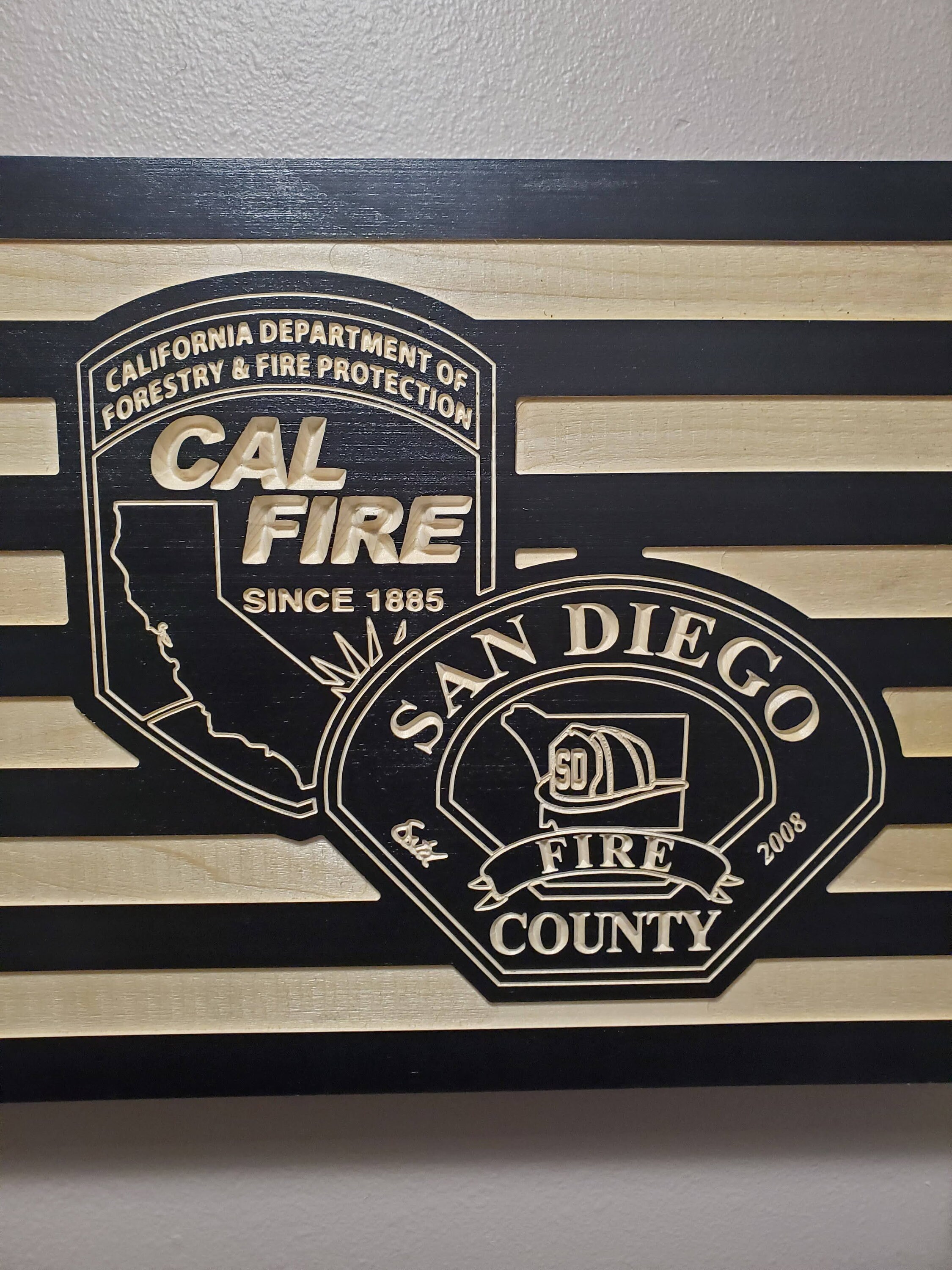 Cal Fire San Diego Flag - Etsy